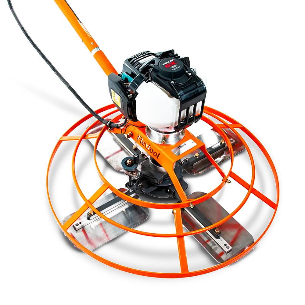 Flextool 1.5HP 750mm (30") PortaTrowel Lightweight Petrol Power Trowel ...
