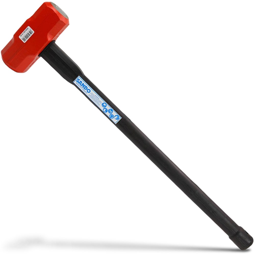 Sando Hard Face Sledge Hammer 10lb with Unbreakable Handle- SDSLDG1030 ...