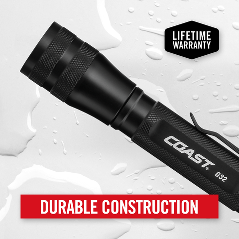 G32 - Coast Pure Beam Focusing LED Torch - 355 Lumens 2 X AA – Topshelf ...