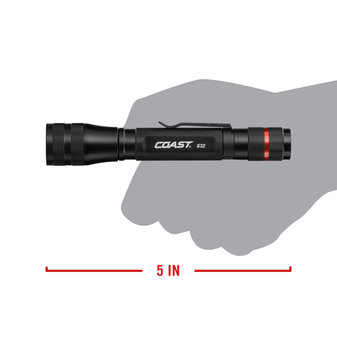 G32 - Coast Pure Beam Focusing LED Torch - 355 Lumens 2 X AA – Topshelf ...