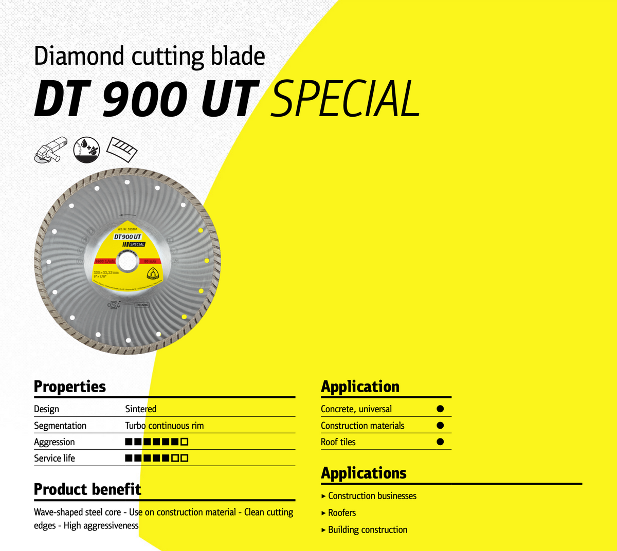 Klingspor DT 900 UT Special 230mm - 325367 – Topshelf Tools